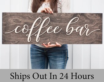 Large coffee sign | Etsy
