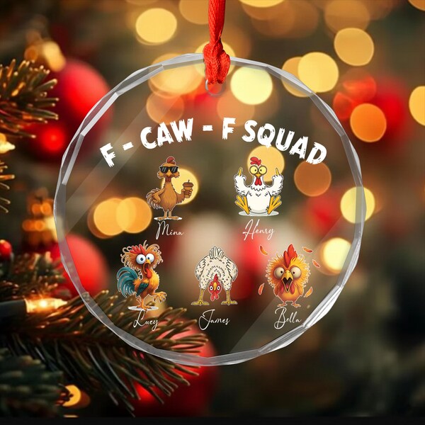 F Caw F Squad Ornament - Etsy
