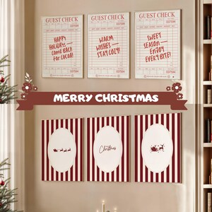 100 Christmas Print Set | Vintage Holiday Wall Art (digital Download ...