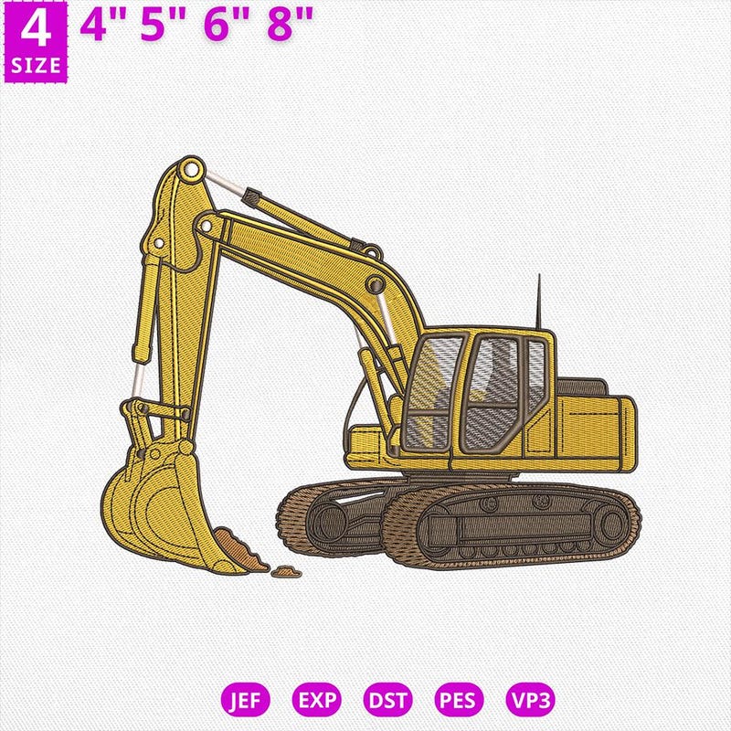 Digger Applique - Etsy