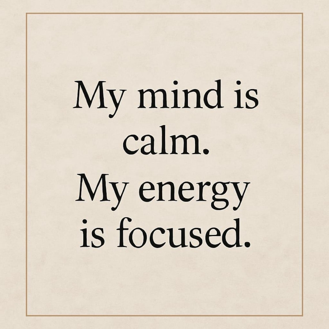 Mindfulness Art Print – Calm Energy, Minimalist Design (digital ...