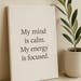Mindfulness Art Print – Calm Energy, Minimalist Design (digital ...