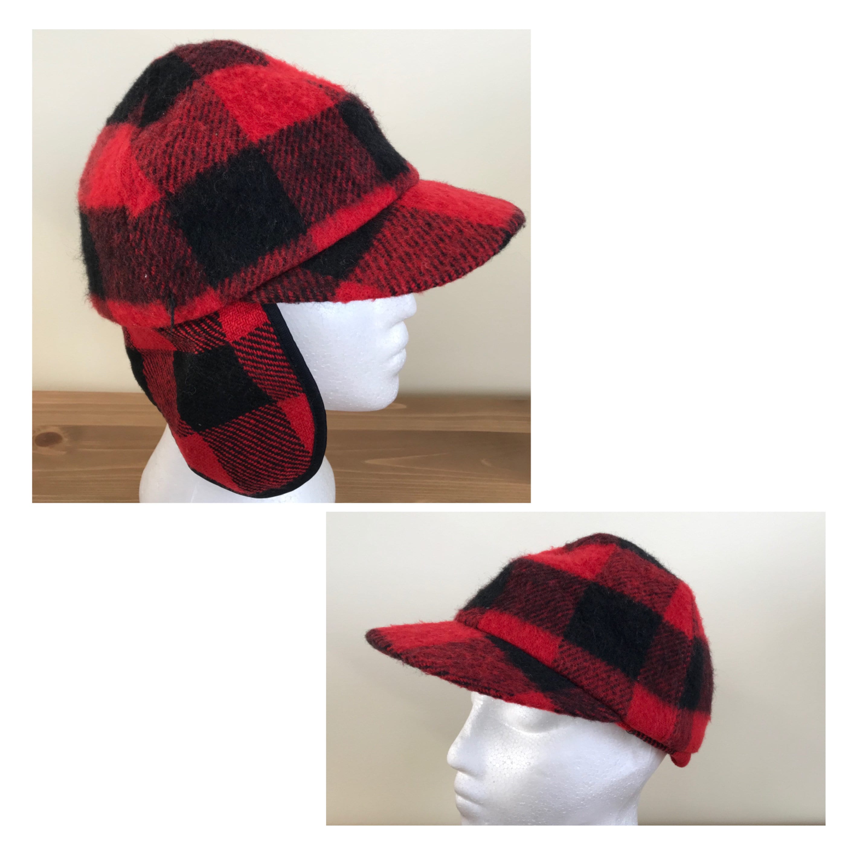 Red Hunting Hat With Ear Flaps
