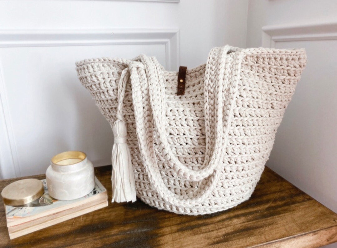 CROCHET PATTERN, the Hayden Crochet Tote, Crochet Bag Pattern, Crochet ...