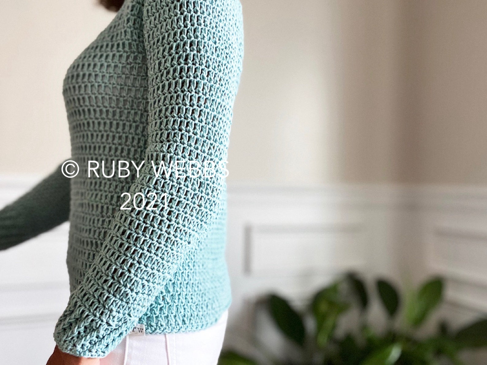 CROCHET PATTERN, the Ryann Raglan Pullover Top Down Sweater Pattern ...