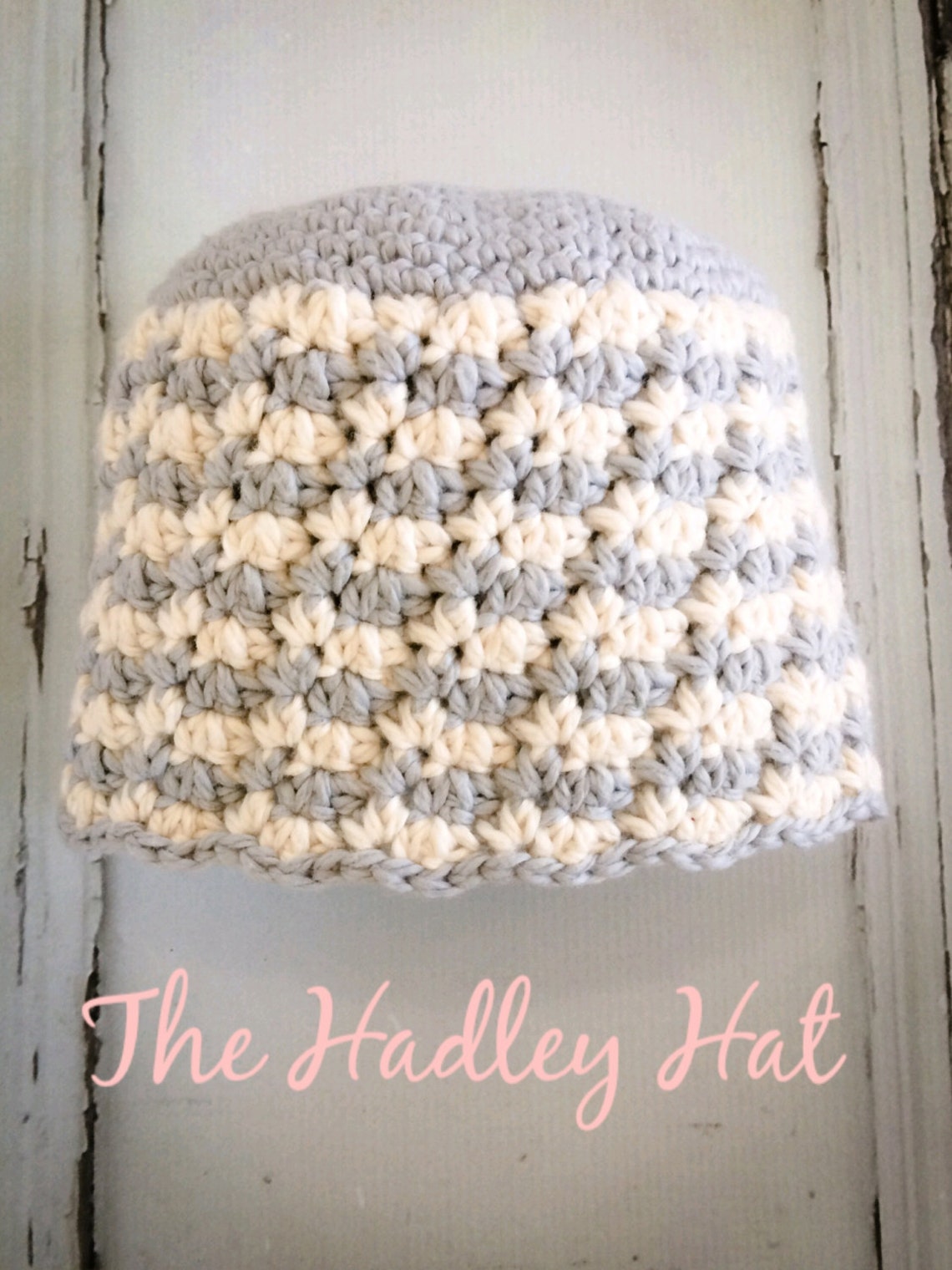Crochet Hat Pattern the Hadley Crochet Hat Pattern in 4 | Etsy