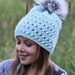 CROCHET PATTERN, the Blue Sky Beanie Pattern, Crochet Hat Pattern ...