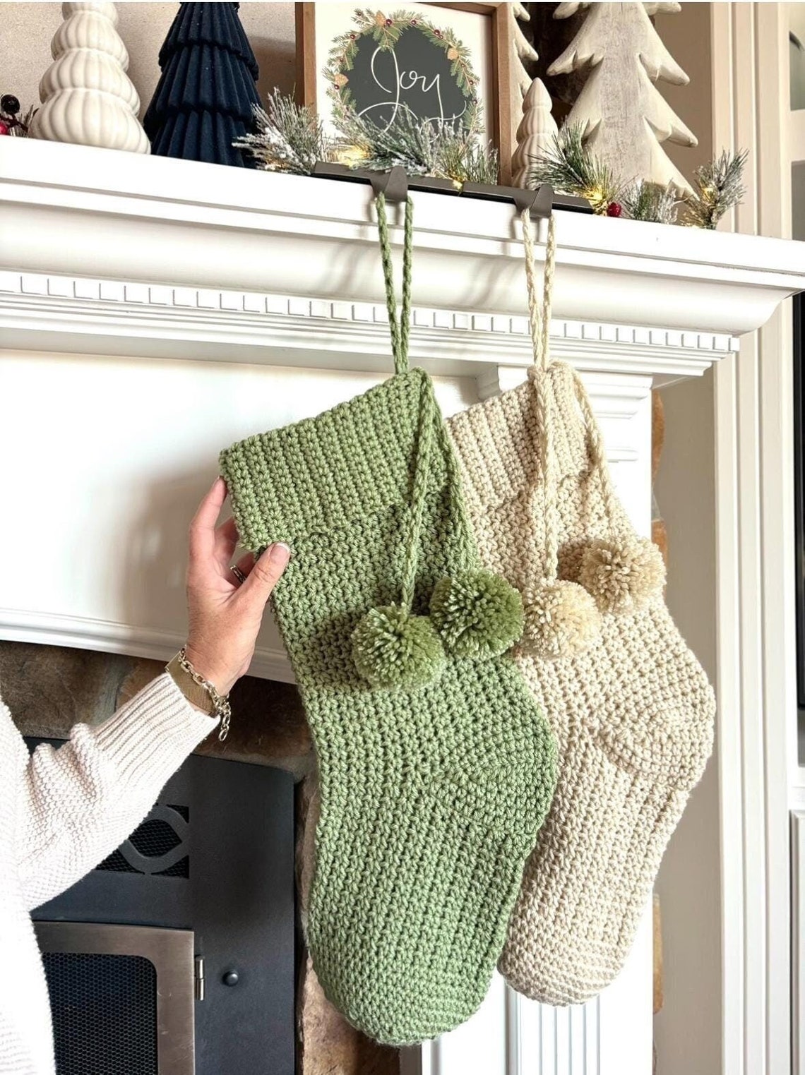 Crochet Pattern With Video, the Scotlyn Crochet Stocking Pattern ...