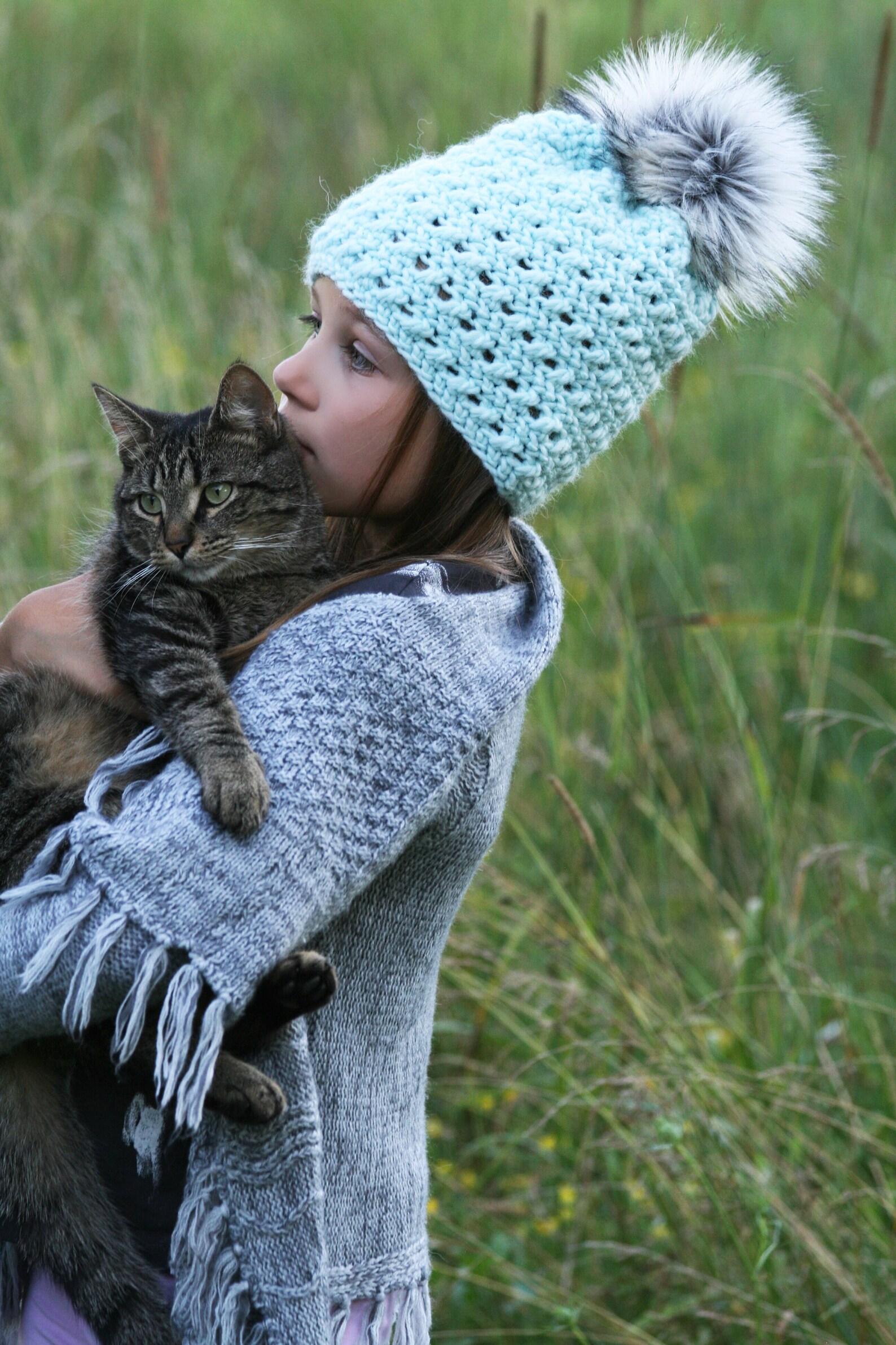 CROCHET PATTERN, the Blue Sky Beanie Pattern, Crochet Hat Pattern ...