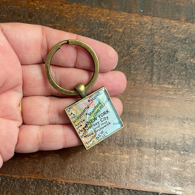 Travel Token Keychain - Etsy