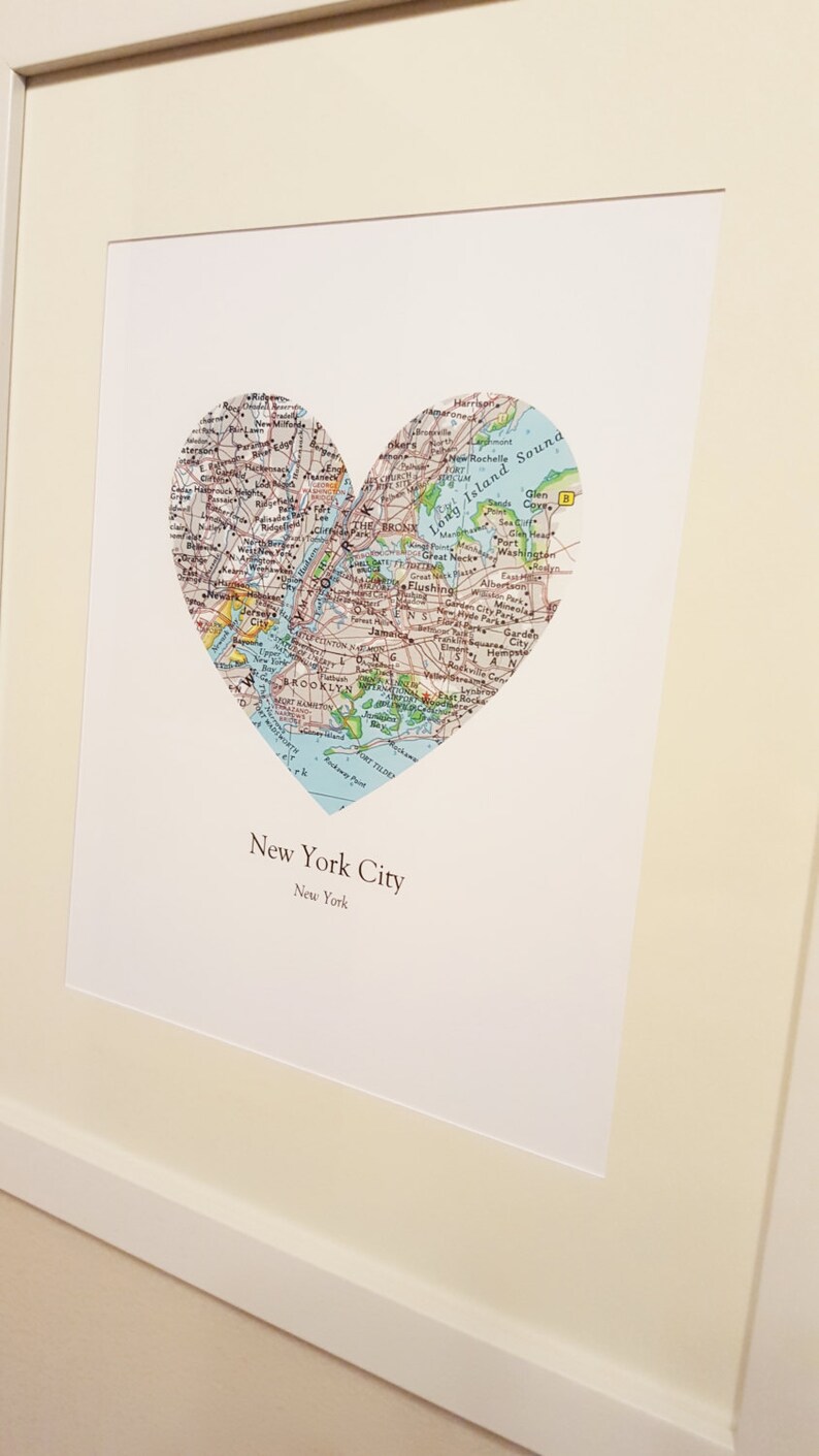 Four Square Map Art Print. Print Only. NO Frame. You Select - Etsy