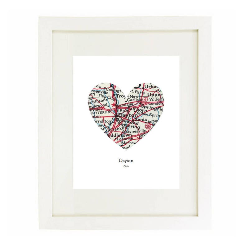 Four Square Map Art Print. Print Only. NO Frame. You Pick - Etsy