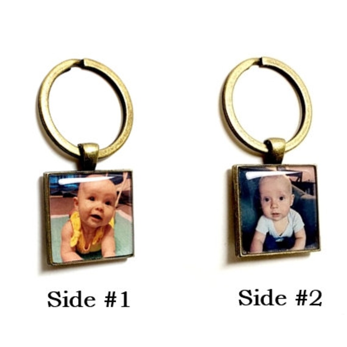Photo Keychain. Double Sided. Create Your Own Personalized | Etsy