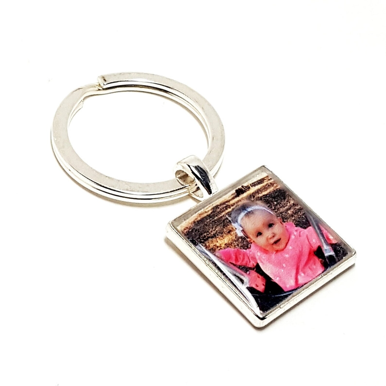 Photo Keychain. Create Your Own. Personalized Photo Image | Etsy