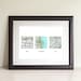 CUSTOM Three Square Map Art Print. Print Only. NO Frame. You - Etsy