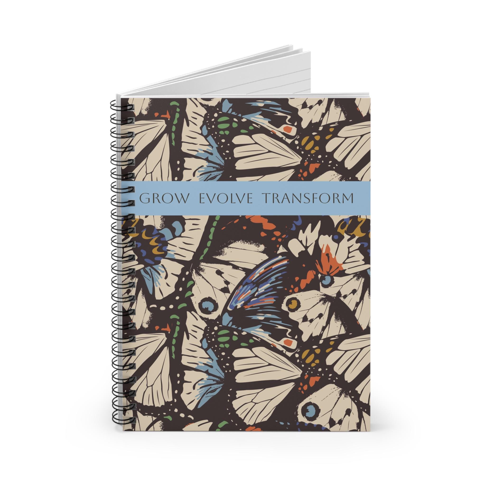 Butterfly Garden Spiral Notebook: Ruled Line Journal, Student ...