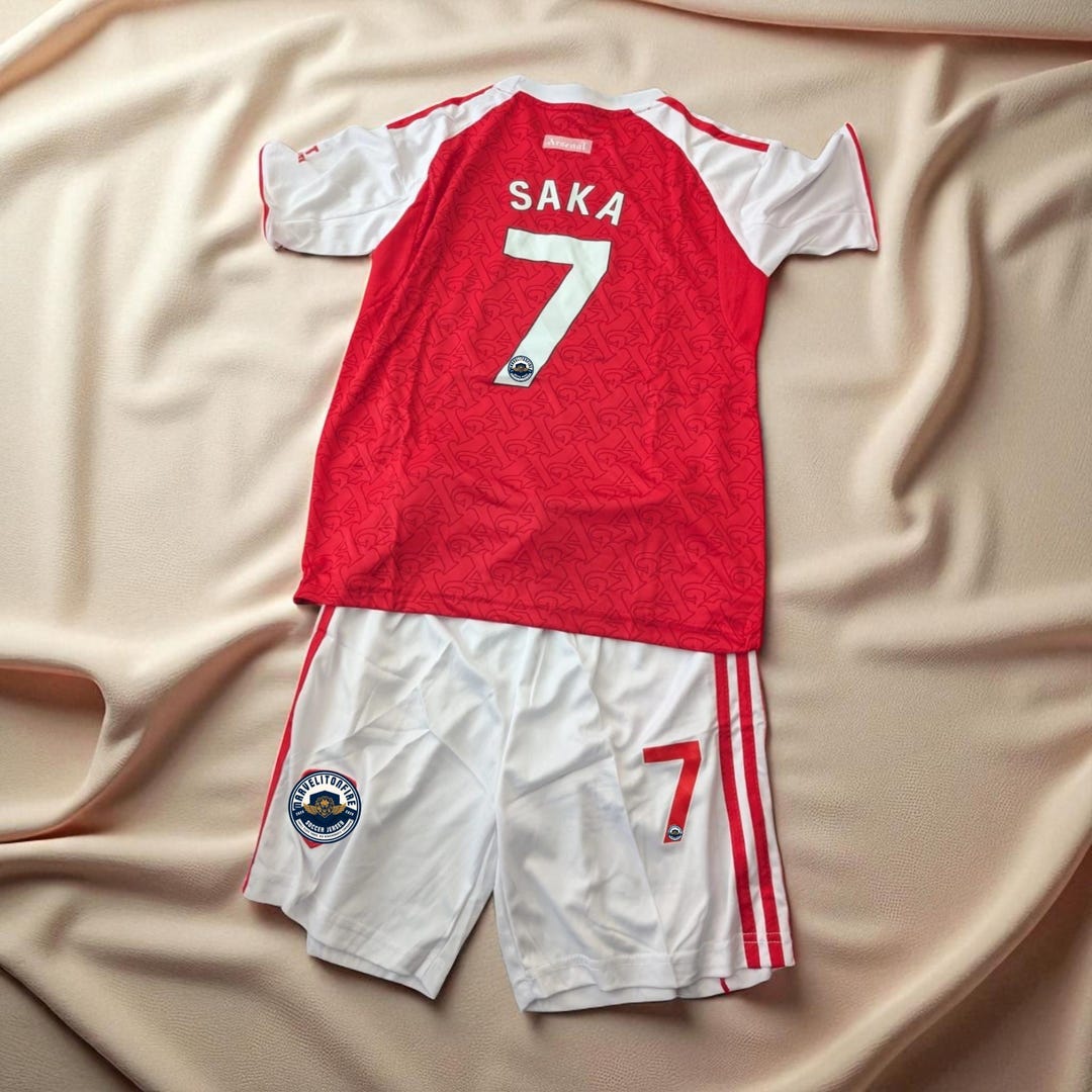 Saka #7 Arsenal Kit - Etsy UK