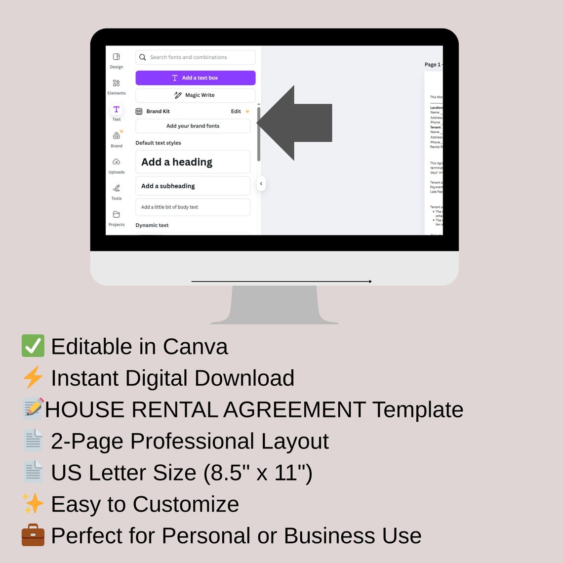House Rental Agreement, Residential Lease, Rental Lease, Easy Lease ...