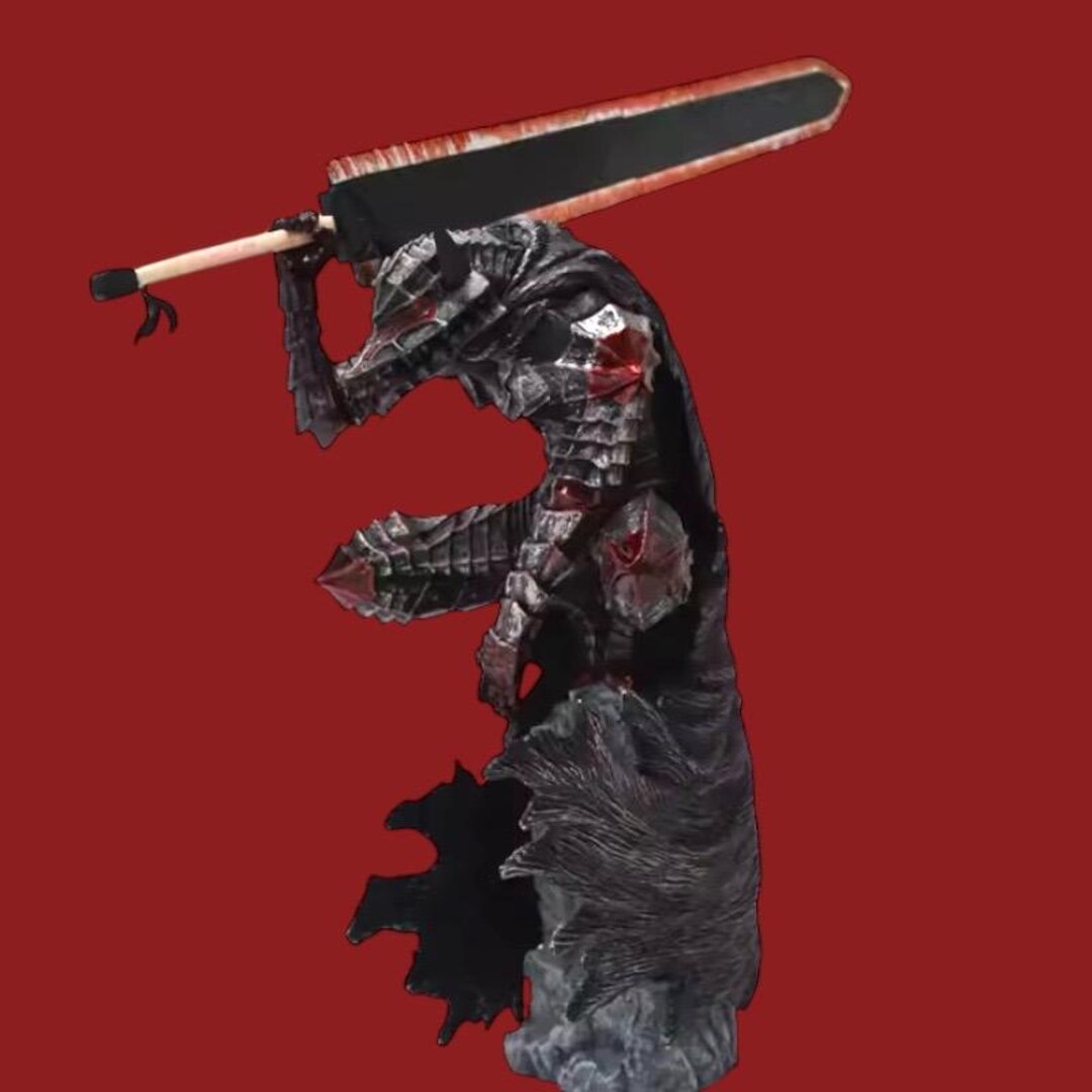 Berserk Statue Armored Guts Figure Berseker Statue(9inch)handmade ...
