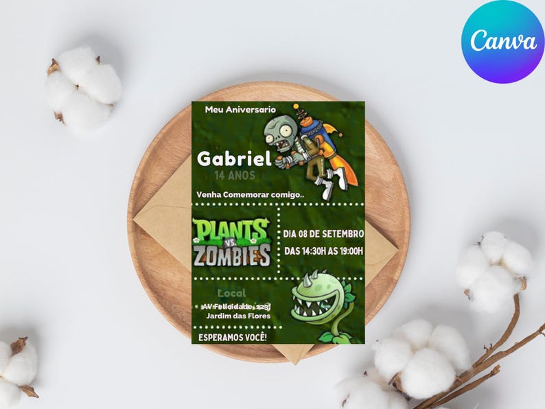 Editable Zombies 3 Birthday Invitation Template,printable Birthday ...