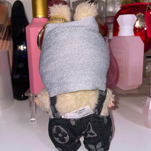 Silver Ski Mask for the Monsters Labubu Plush - Etsy