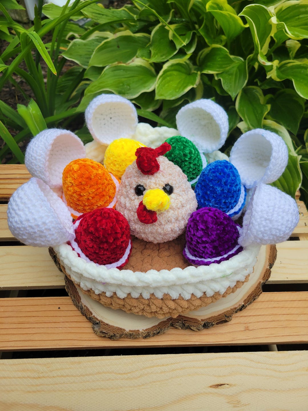 Chicken and Eggs Color Sorting Nest - Etsy