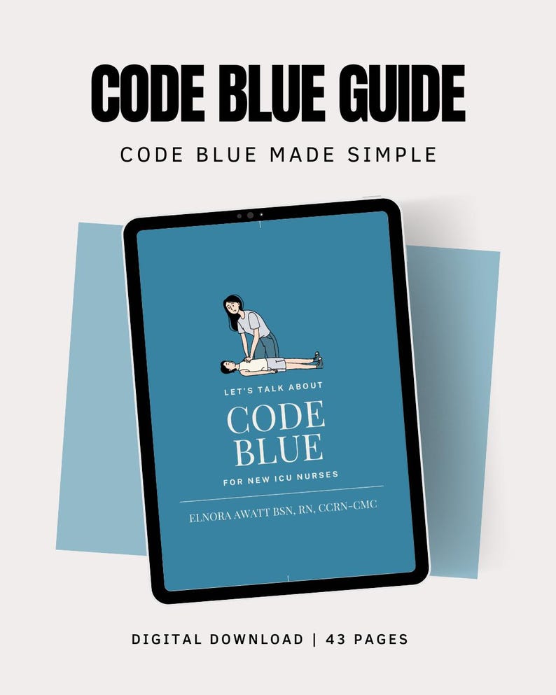 Let's Talk About Code Blue for New ICU Nurses | Code Blue Response ...