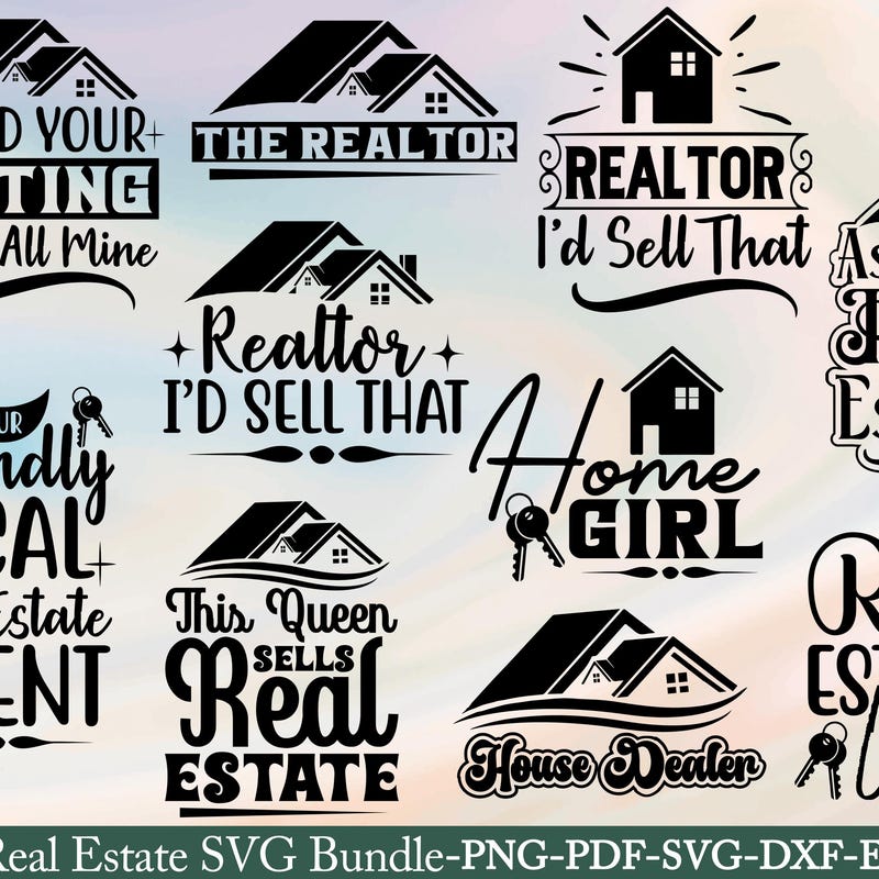 Real Estate Svg - Etsy