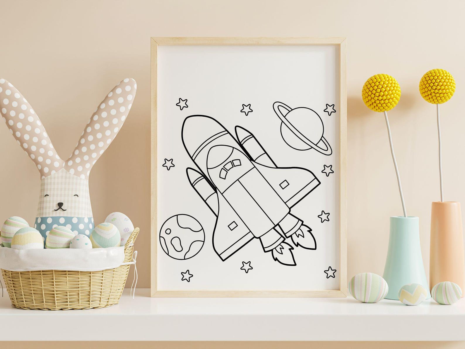 Outer Space SVG Clipart Bundle: Planets, Astronaut, Rocket (digital ...