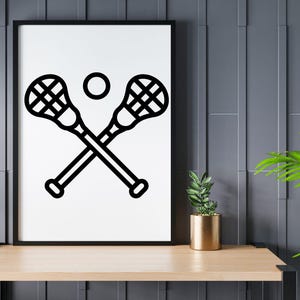 Lacrosse SVG Bundle: Clipart, Cut Files for Cricut (digital Download ...
