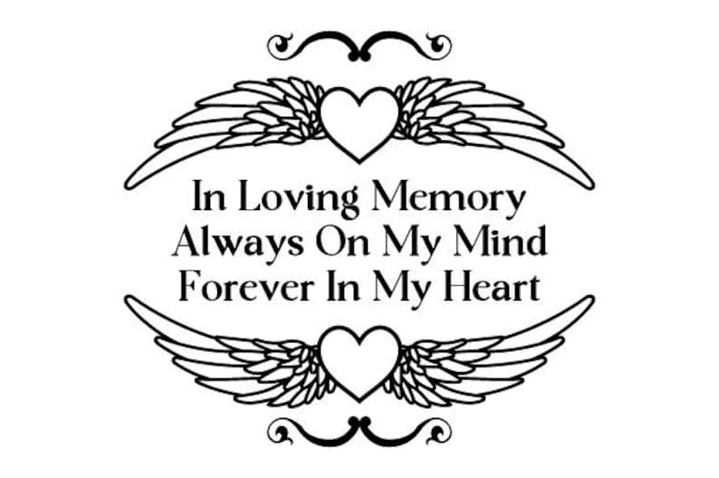Memorial SVG Bundle: Angel Wings, Pet Loss, Remembrance (digital ...