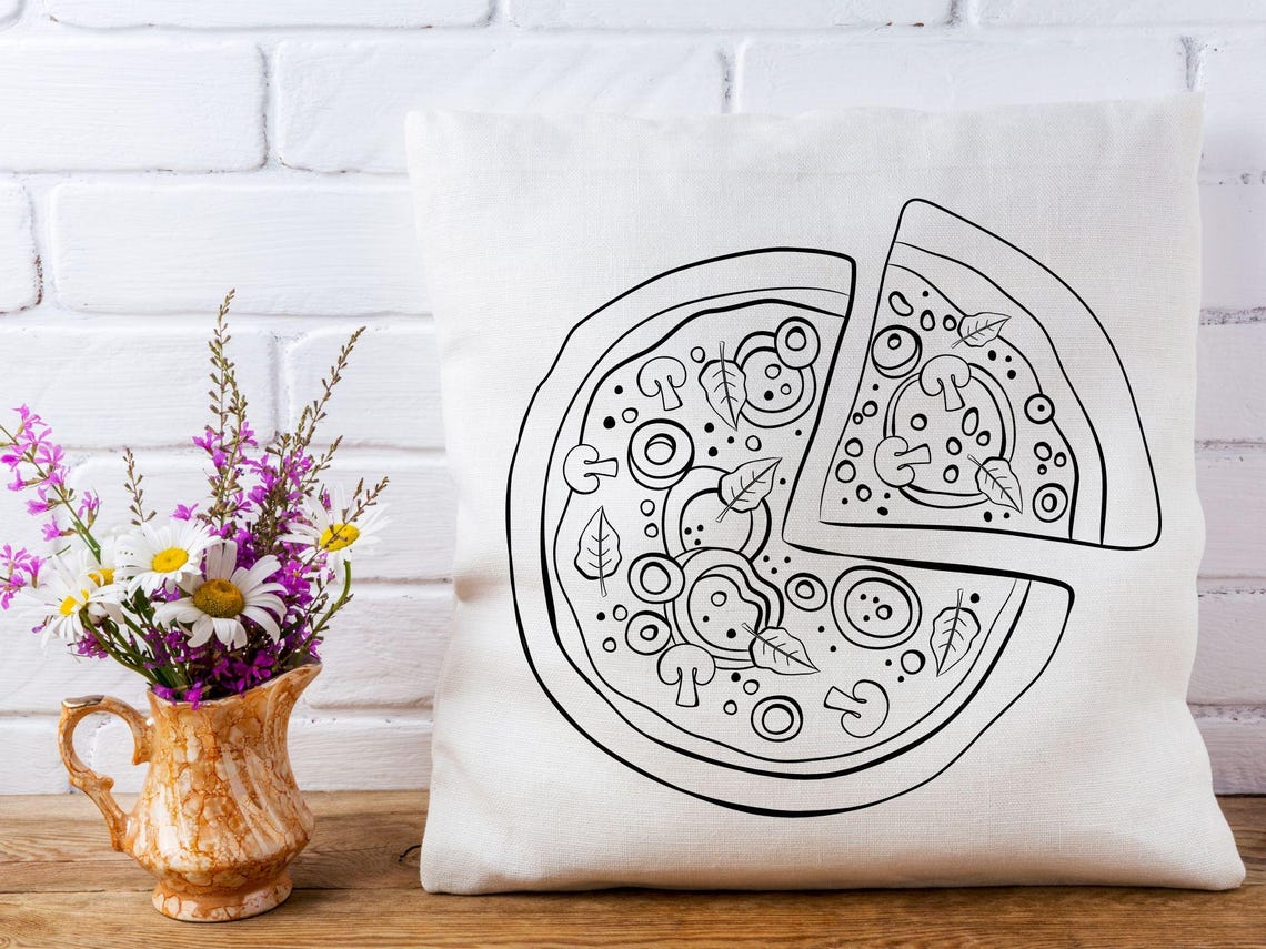 Pizza SVG Bundle: Clipart, Vector, PNG, DXF (digital Download for ...