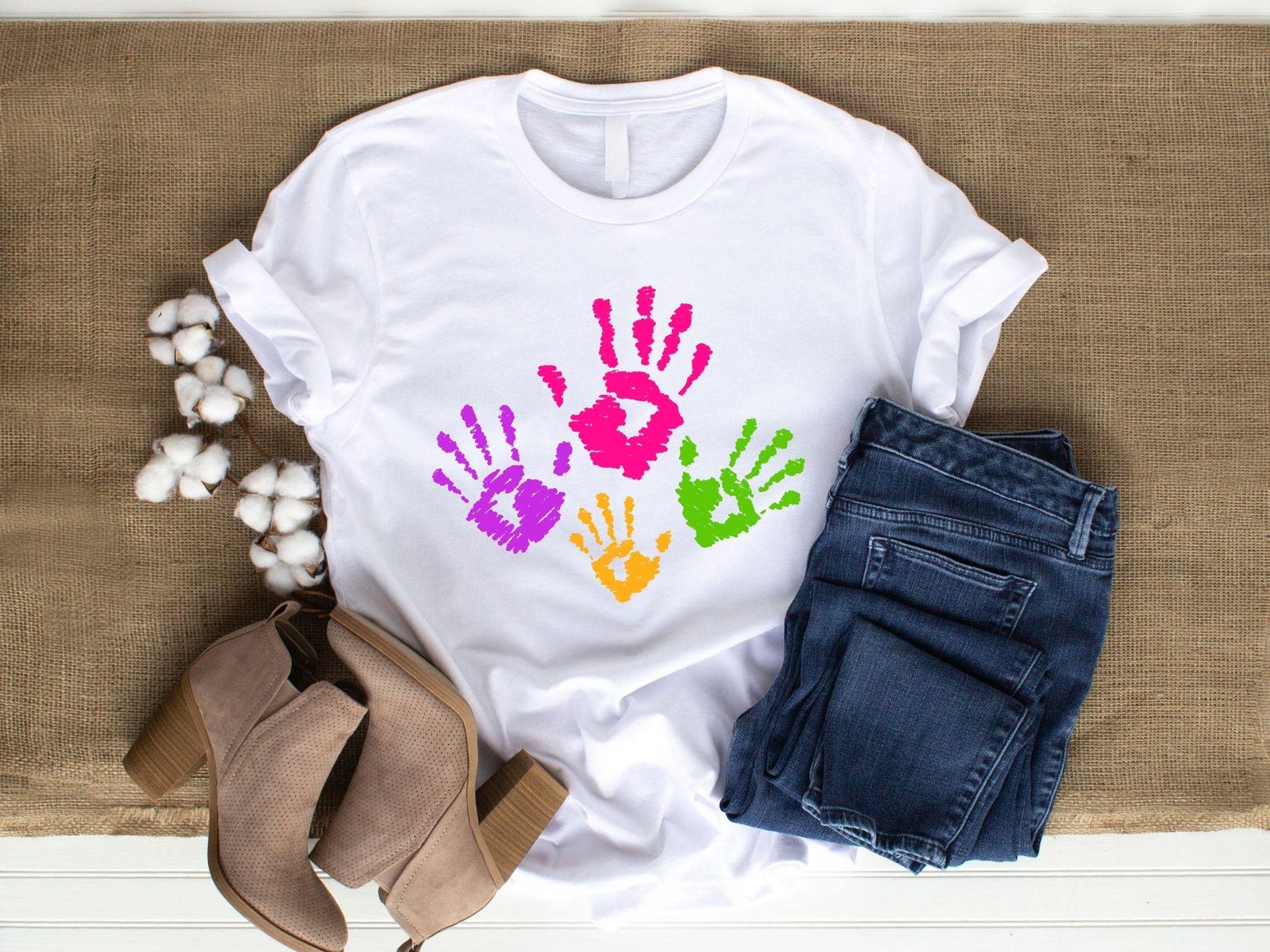 Handprint SVG Bundle, Handprint PNG Bundle, Handprint Clipart ...
