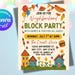 Block Party Flyer Template, Editable Neighborhood Block Party Invite ...