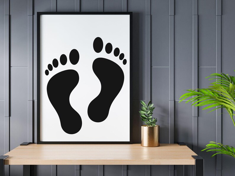 Footprints SVG Bundle, Foot Prints Png Bundle, Baby Feet SVG, Baby ...