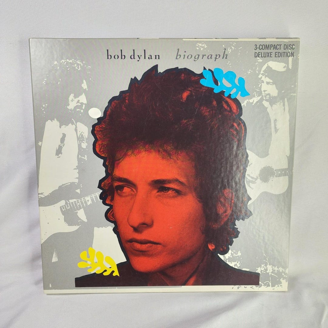 Bob Dylan Biograph: Deluxe 3-CD Box Set & Book - 1985 Greatest Hits ...