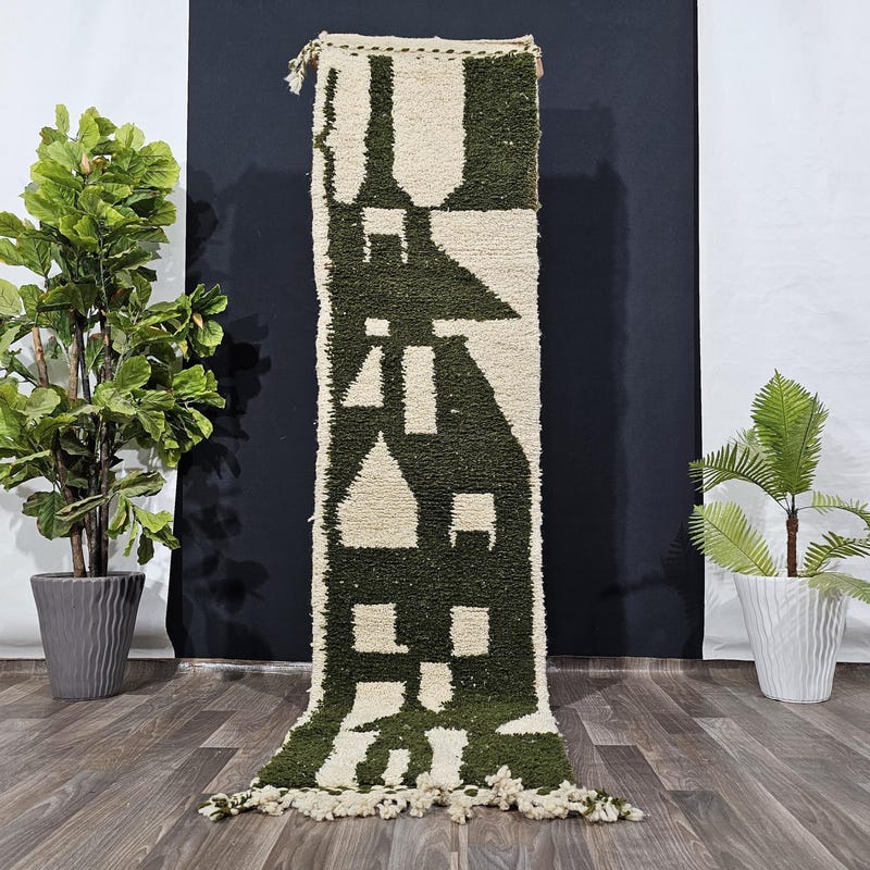 Green Moroccan Rug - Etsy