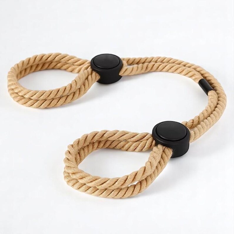 Adjustable Erotic Slave BDSM Set – Bondage Rope, Handcuffs, Wrist ...