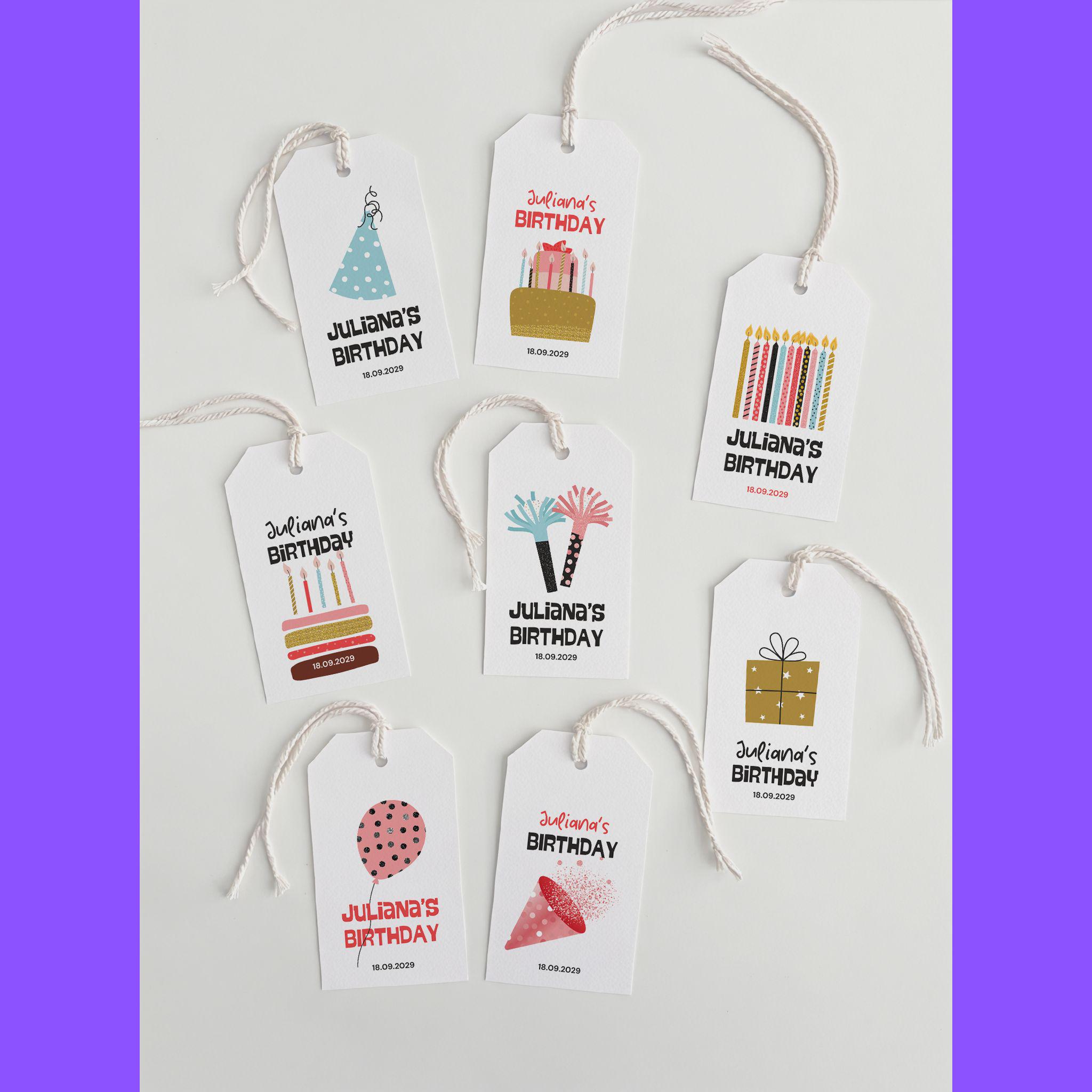 Tag Gallery Mockup: 2x3.5" Gift Tag, Party Favor, Product Label (PSD ...