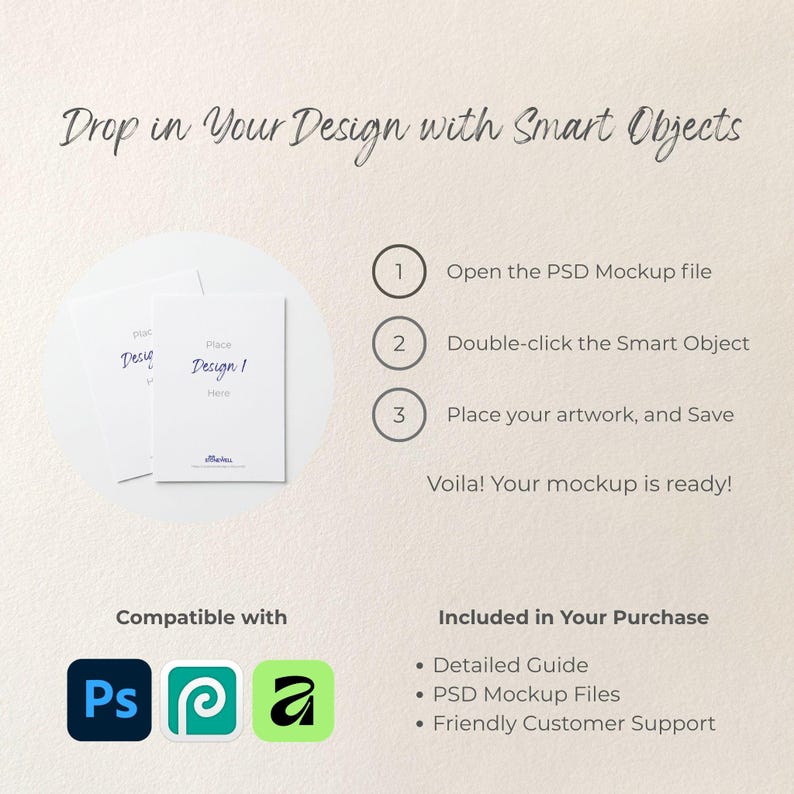 A4 Poster Set Mockup With Fully Custom Background: Paper Flat Lay for ...