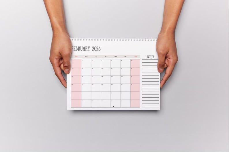 2026 Monthly Calendar Printable: Minimalist Planner, A4/letter Size ...