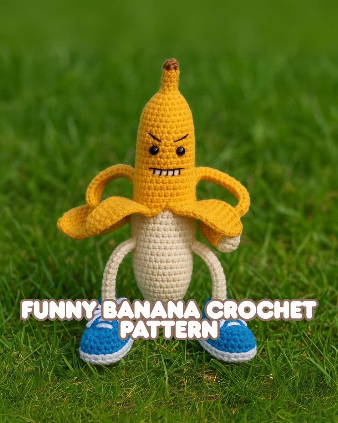 Fun Banana Amigurumi Crochet Pattern in PDF - Tutorial for a Hilarious ...