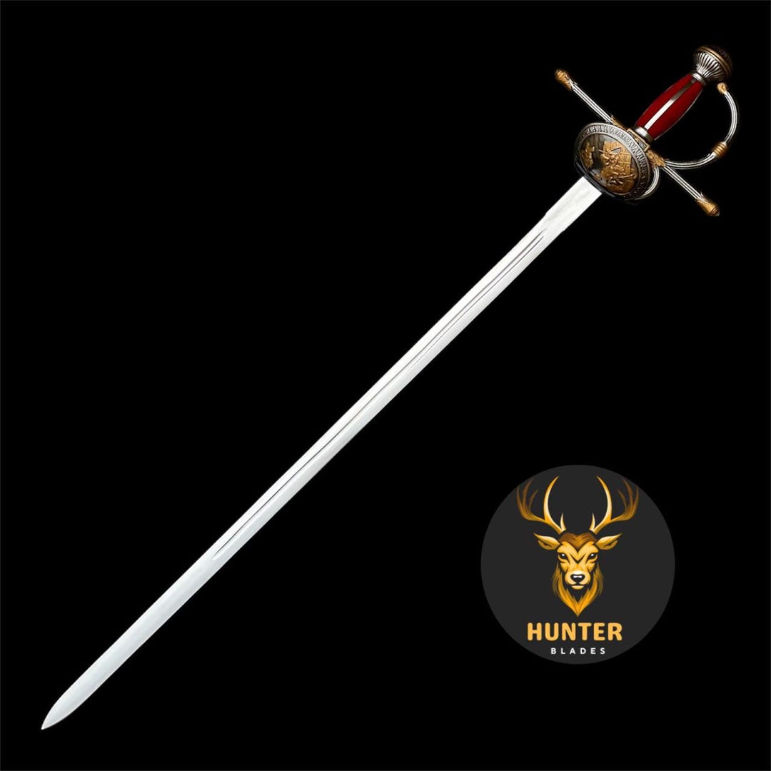 RAPIER SWORD | Custom Handmade 1095 High Carbon Steel Zorro Fencing ...