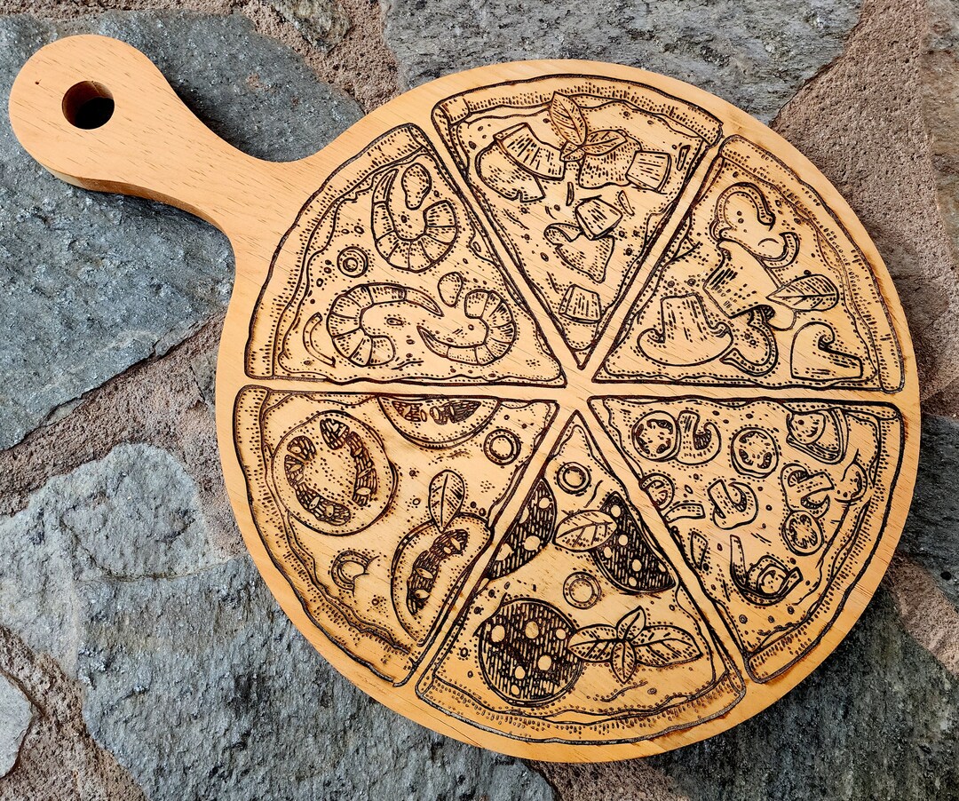 16x22.5 Engraved Pizza Board, Pizza Serving Board, Pizza Paddle, Pizza ...
