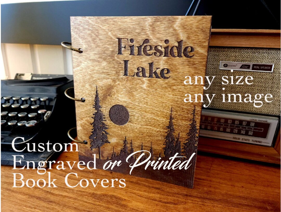 Custom Engraved Baltic Birch Wood Binder, Photo Album, Scrapbook Binder ...