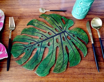 Monstera Leaf Table | Etsy