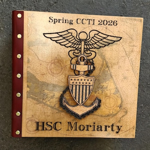 Custom USCG Chief Charge Book, Coast Guard Book, USCG Charge Book ...