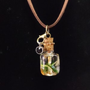 Mini Fairy Jar Necklace, Terrarium Necklace, Fairy Necklace, Mini ...