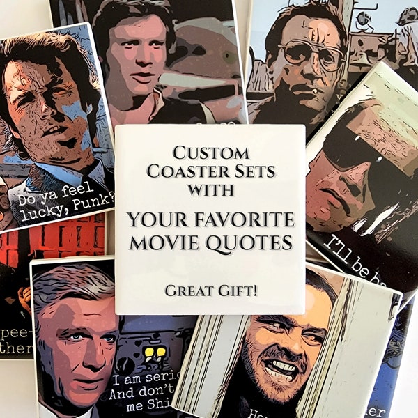 Quote Coasters - Etsy