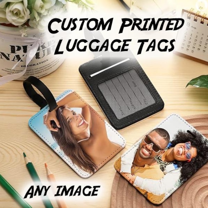 Custom Luggage Tag Own Design - Etsy